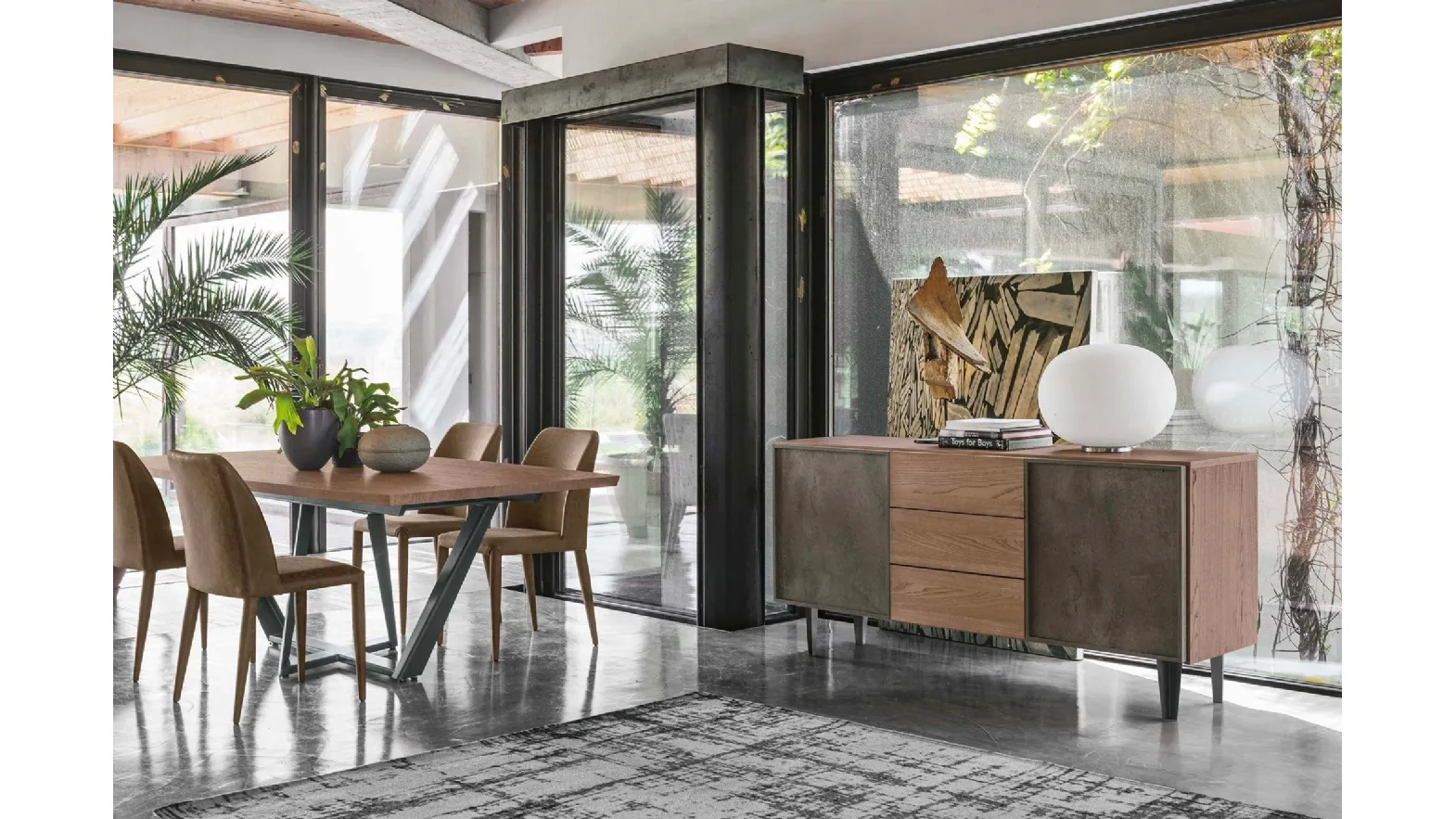 Madia classica in legno